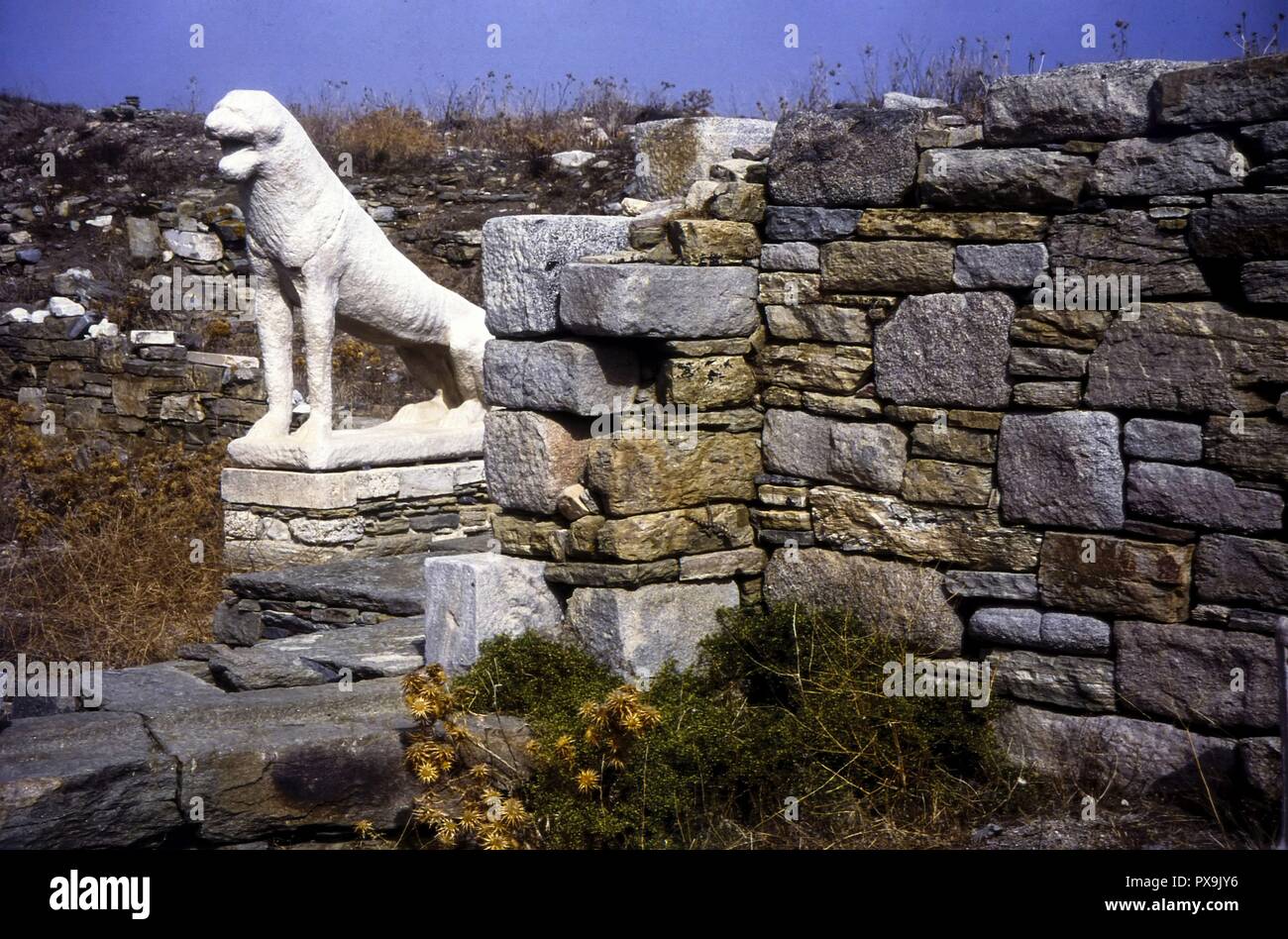 Marble Lion, Ancient site of Delos, UNESCO World Heritage Site ...