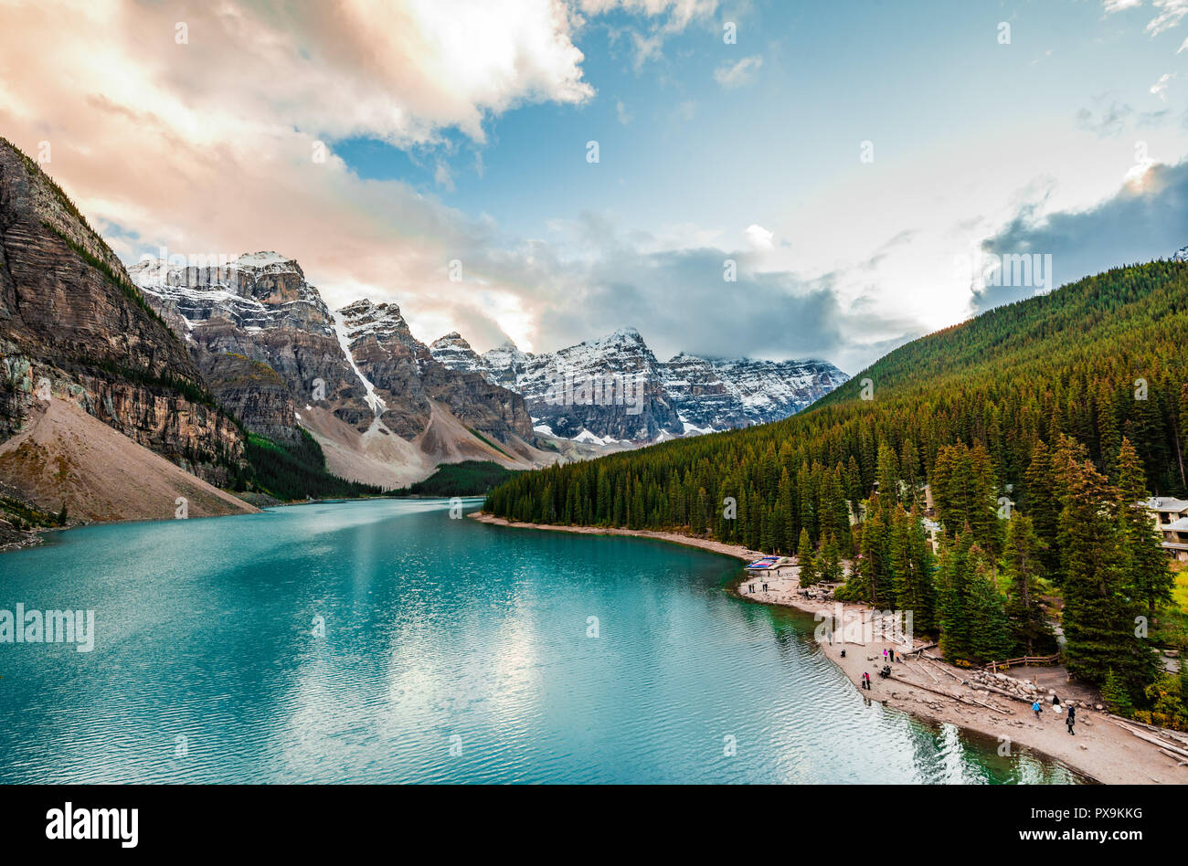 Moraine lake environment hi-res stock photography and images - Alamy