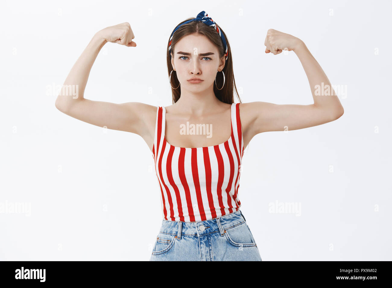 She can stand up for herself. Portrait of strong and confident good ...