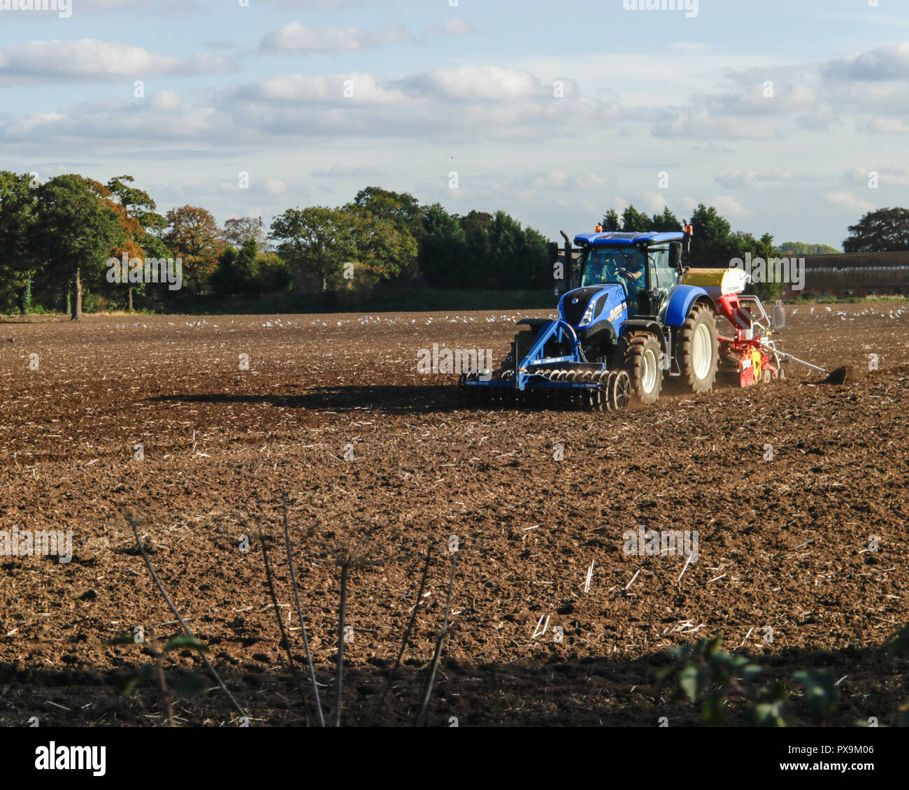 Drill seeding machine hi-res stock photography and images - Alamy