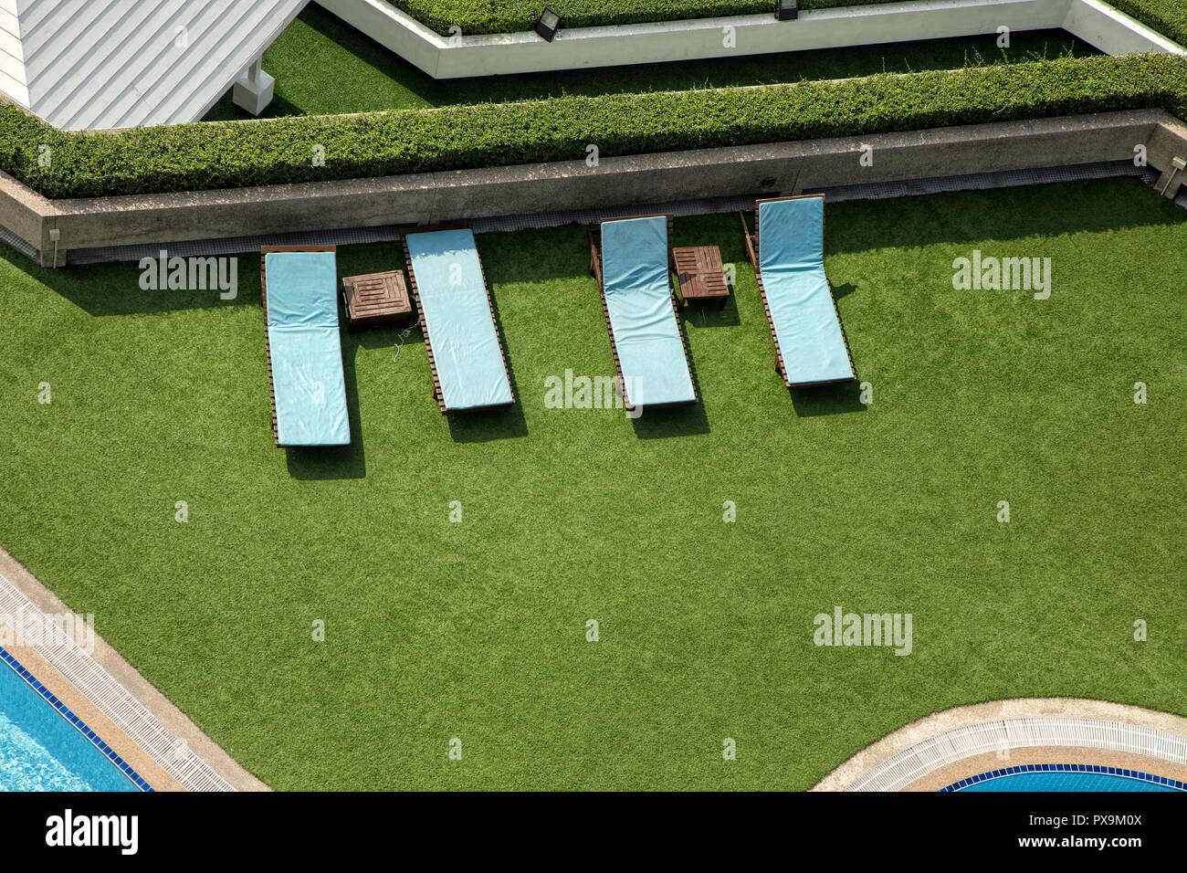 Poolside above hi-res stock photography and images - Alamy