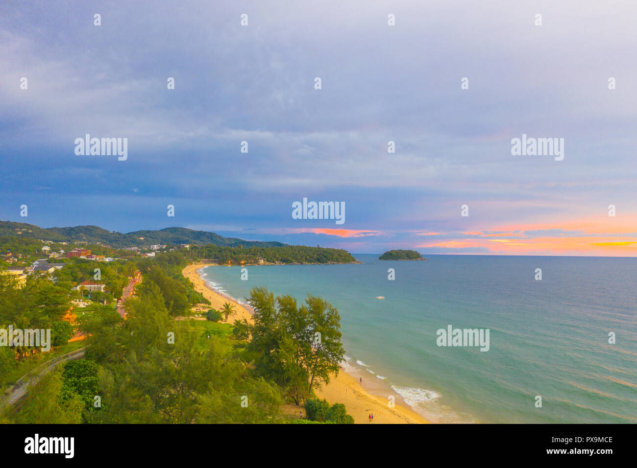 Top view phuket island karon hi-res stock photography and images - Alamy