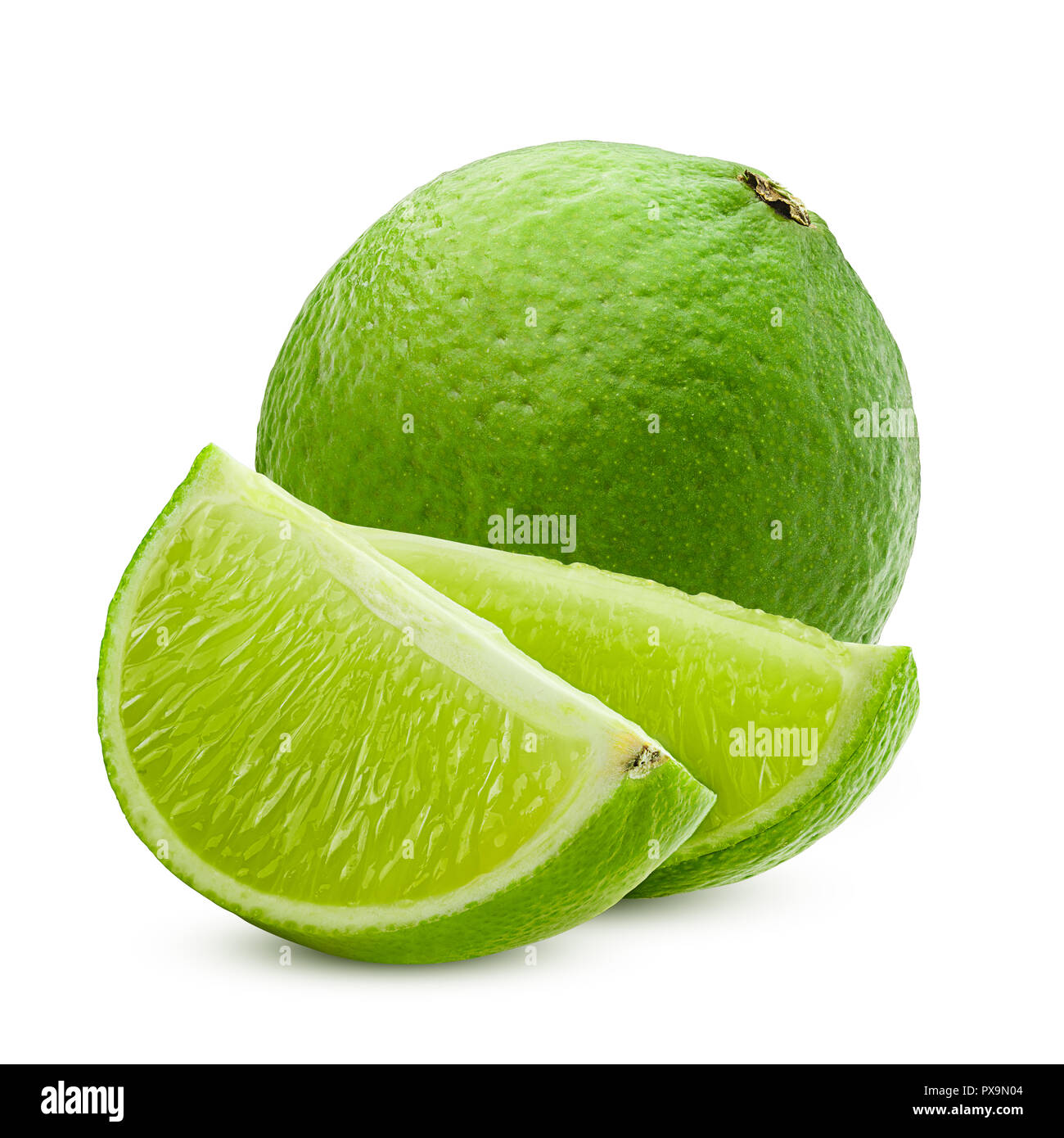 lime isolated on white background, clipping path, full depth of field ...