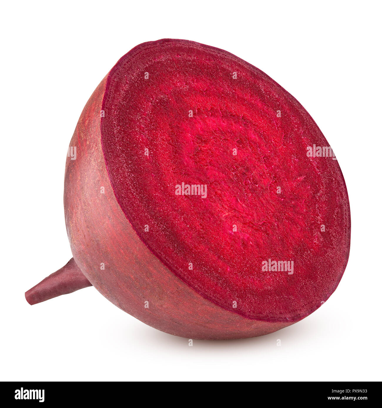 beetroot isolated on white background, clipping path, full depth of ...
