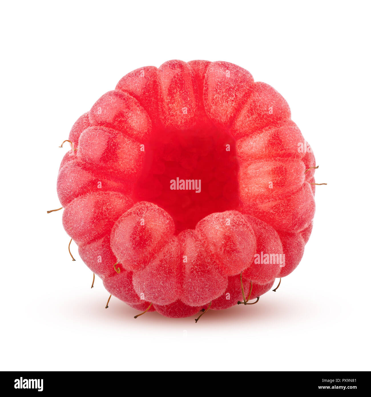 Raspberry isolated on white background, clipping path, full depth of field Stock Photo - Alamy