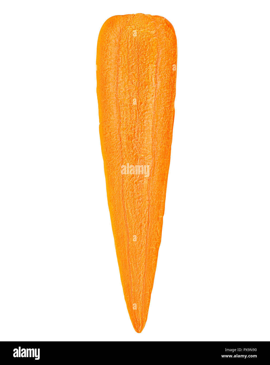 carrot slice cut out isolated on white background, clipping path, full ...