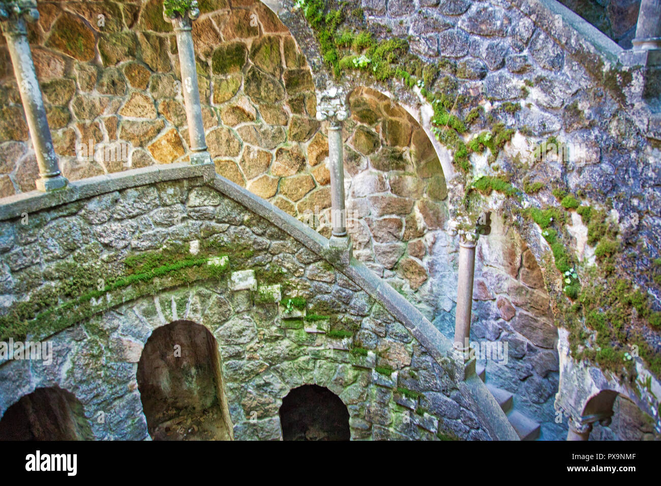 Scenic Quinta da Regaleira castle Stock Photo - Alamy