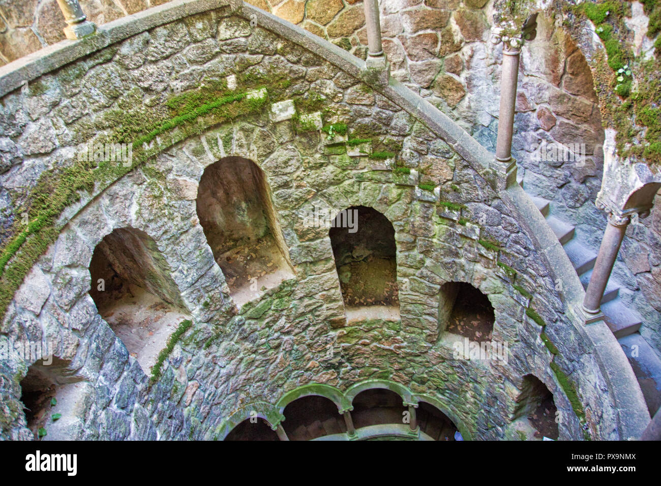 Scenic Quinta da Regaleira castle Stock Photo - Alamy