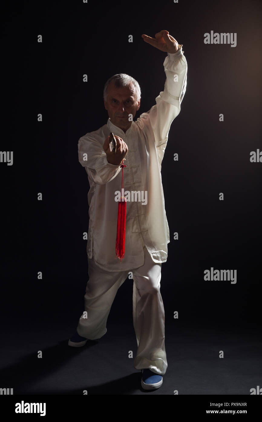 Man practicing tai chi hi-res stock photography and images - Alamy