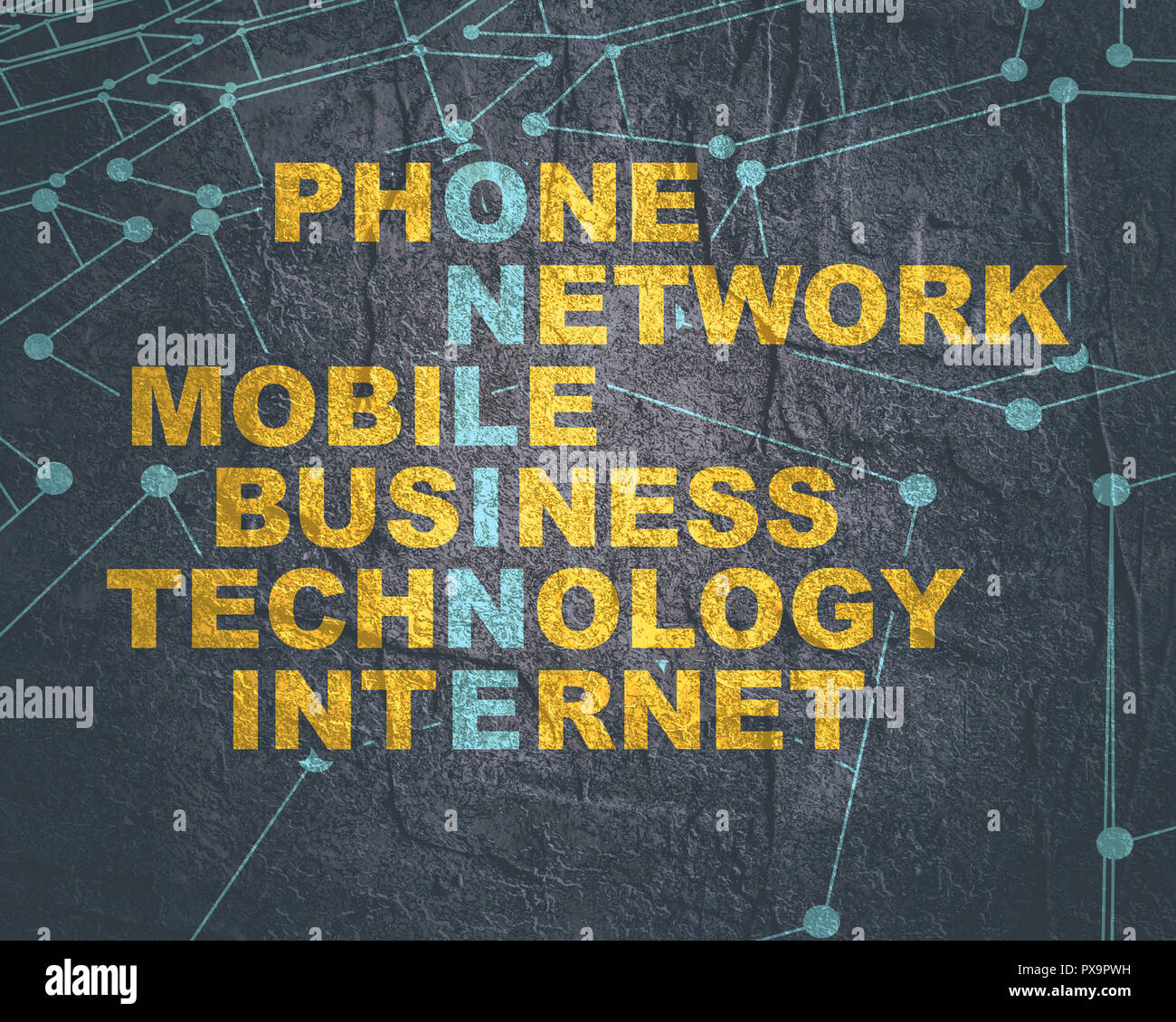 Technology concept acronym Stock Photo - Alamy