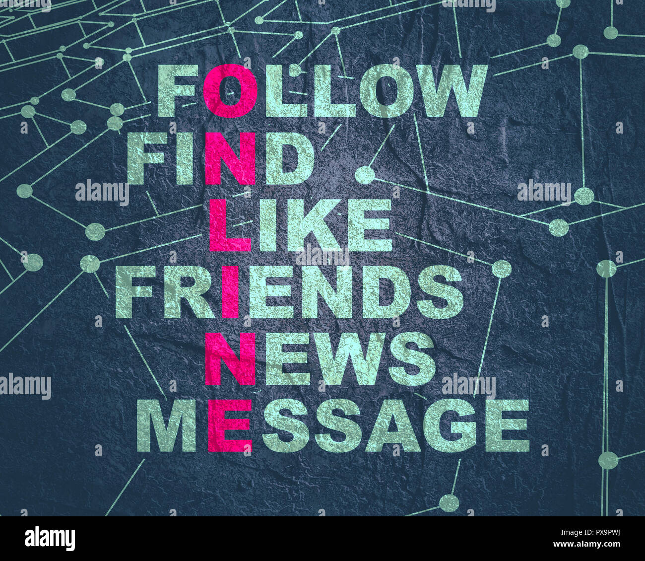 Technology concept acronym Stock Photo - Alamy