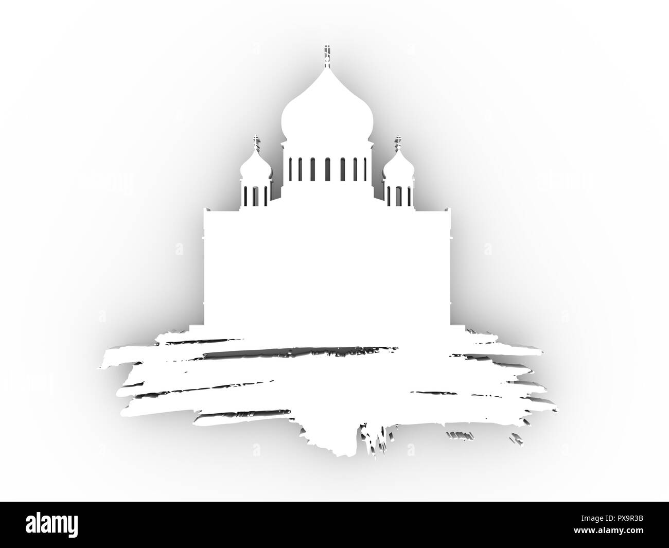 Silhouette christ savior cathedral hi-res stock photography and images ...