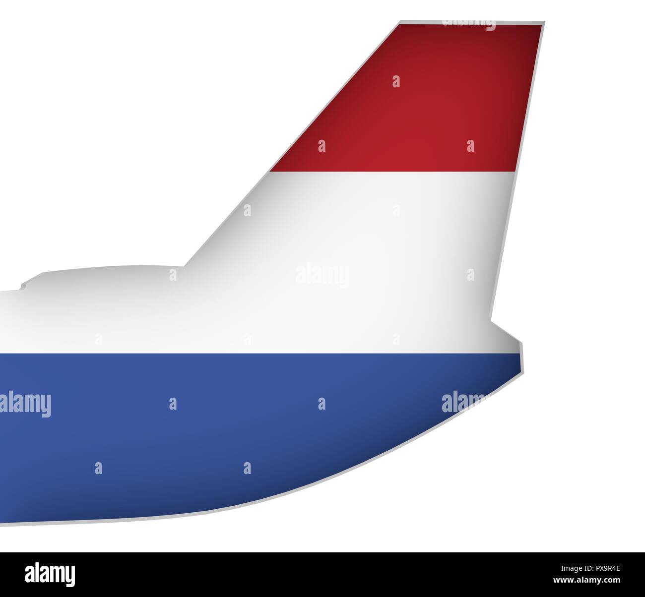 The image of an airplane tail Stock Photo - Alamy