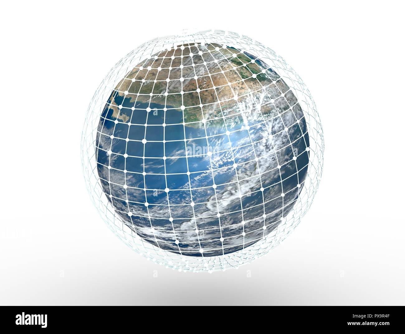 3D image of Earth globe Stock Photo - Alamy