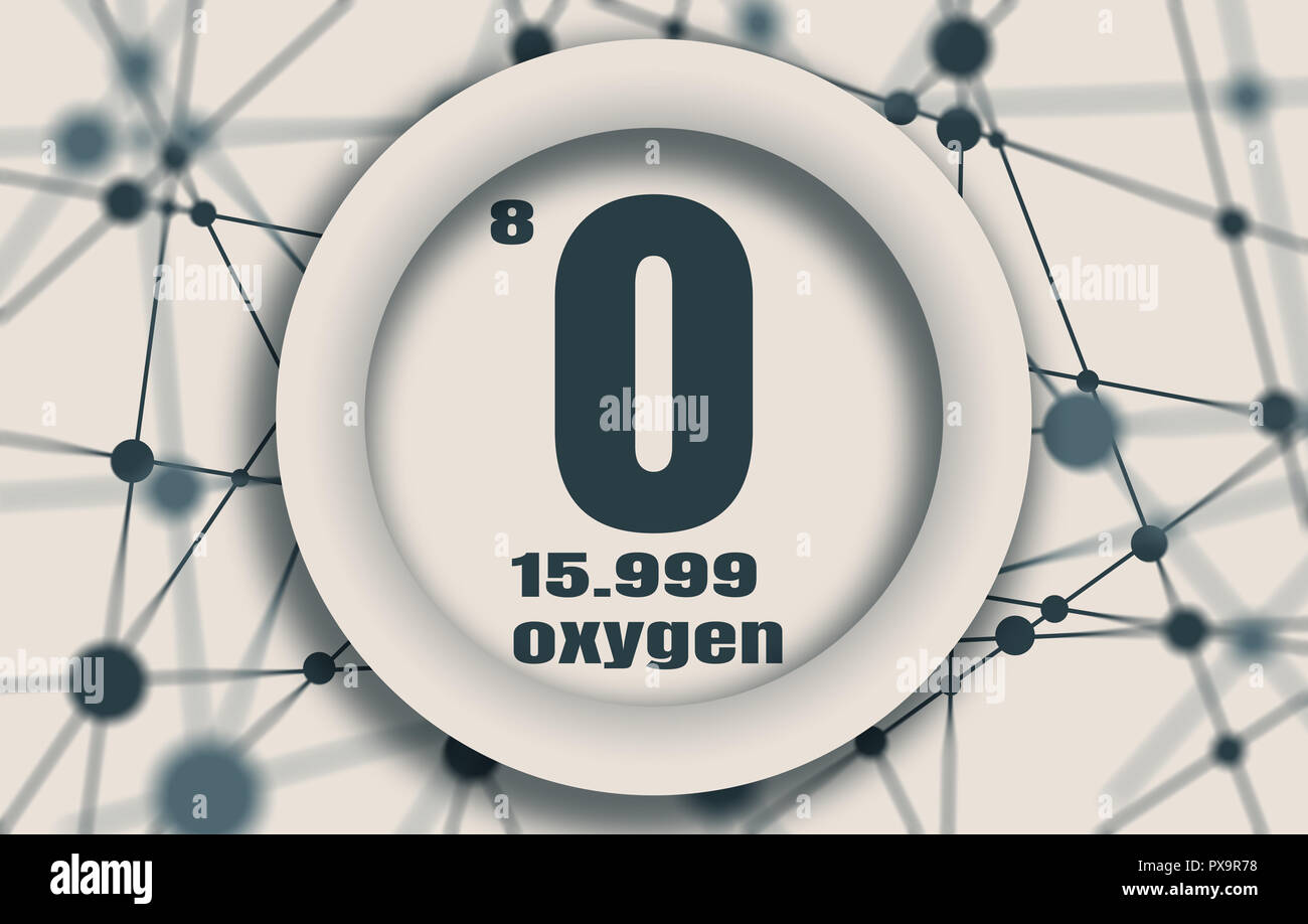 Oxygen chemical element Stock Photo - Alamy
