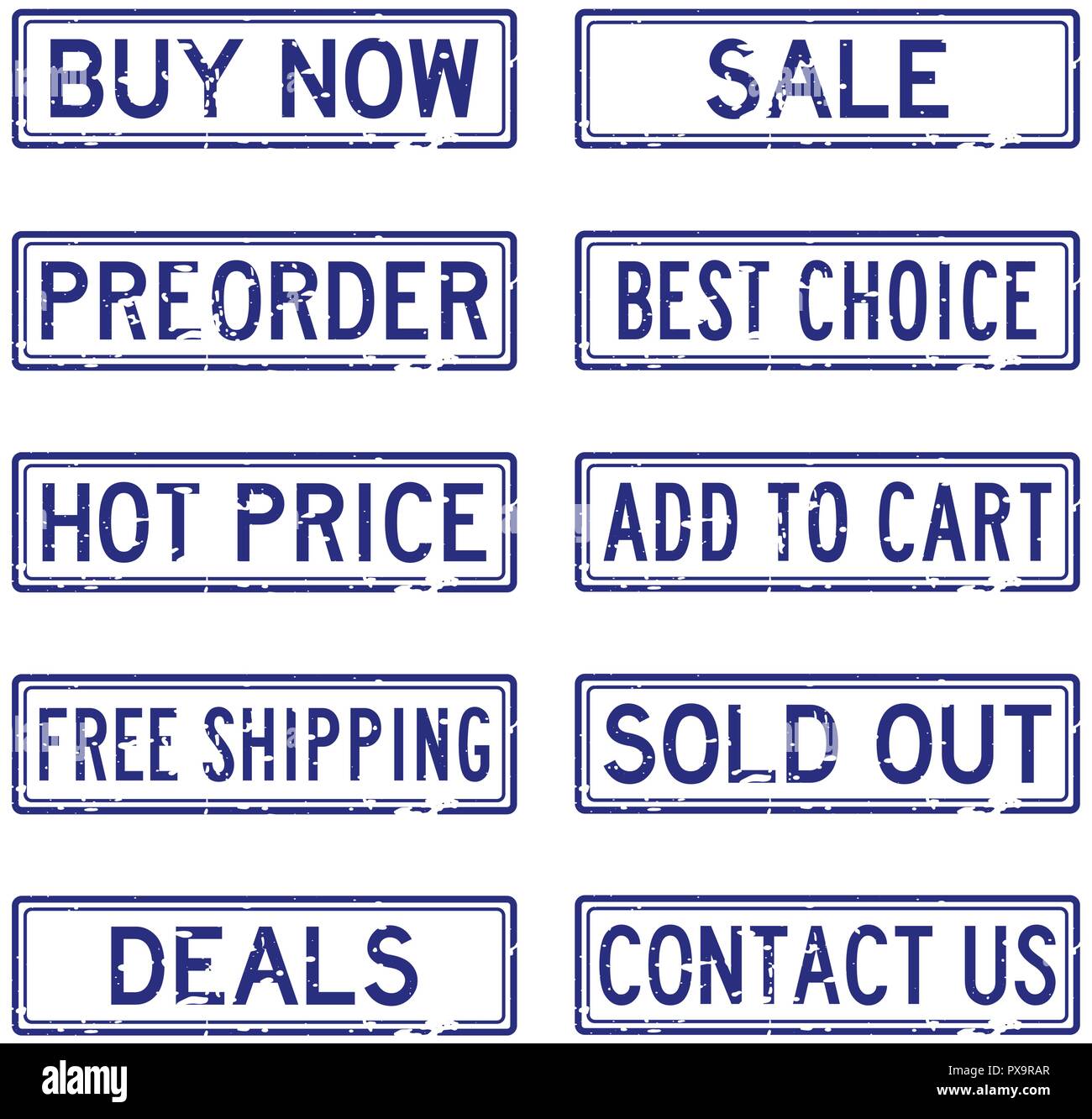 Hot deal stamp square hi-res stock photography and images - Alamy