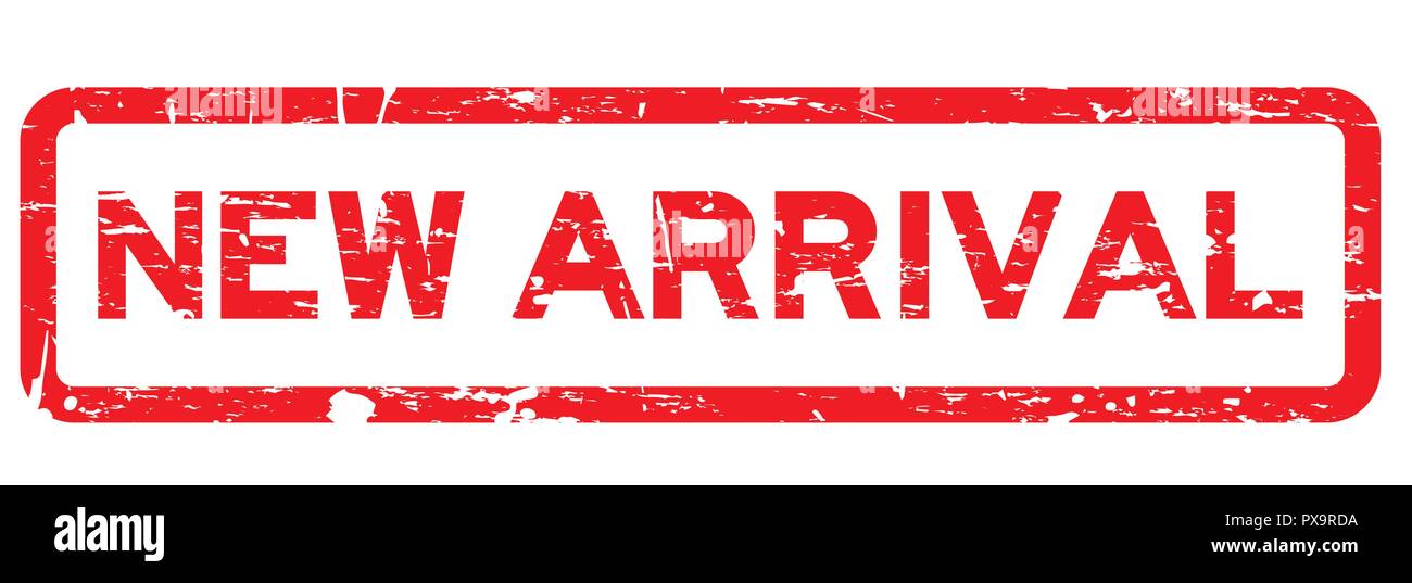 Grunge red new arrival square rubber seal stamp Stock Vector Image & Art - Alamy