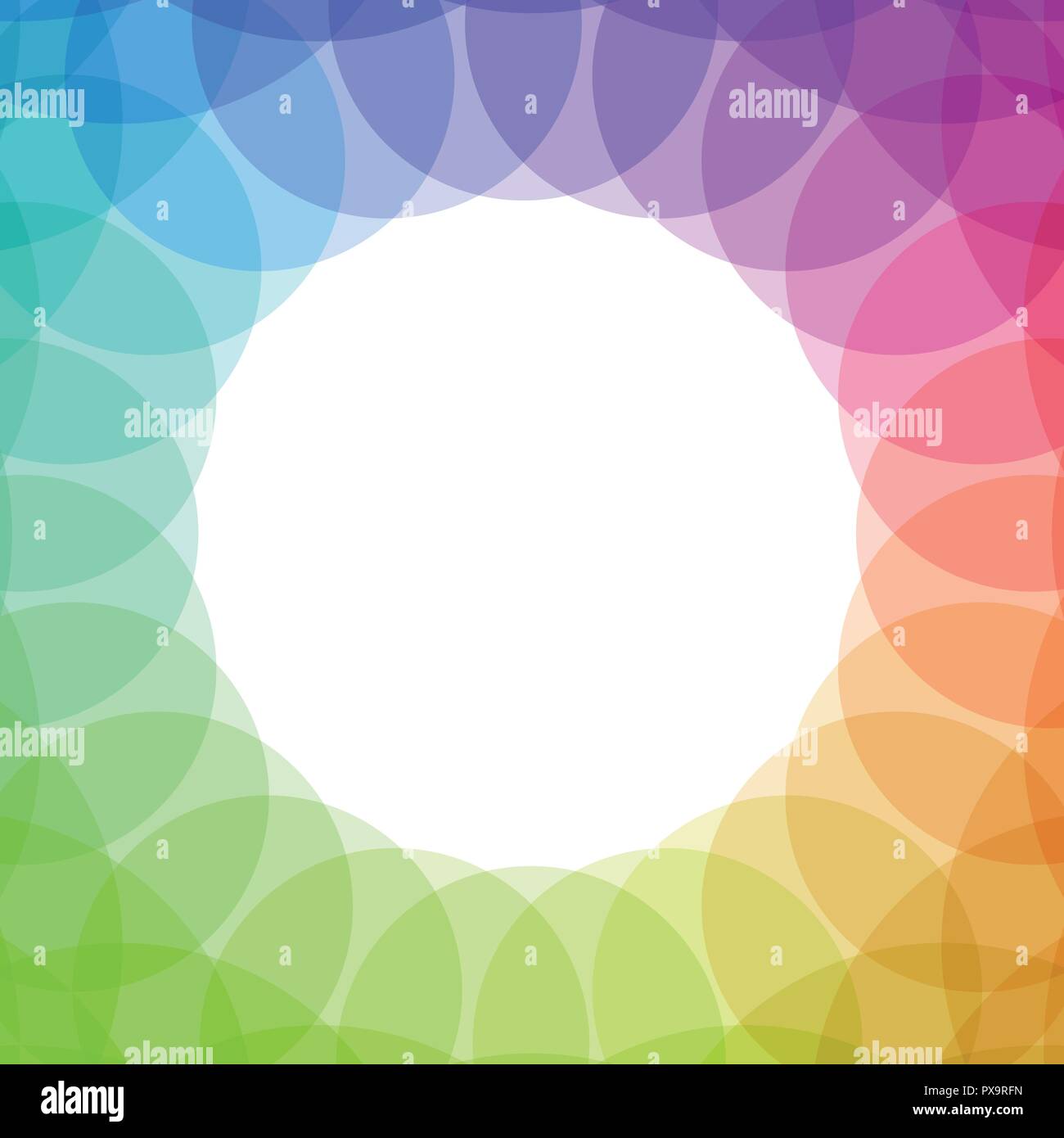 Abstract colorful overlay round background for decoration Stock Vector ...