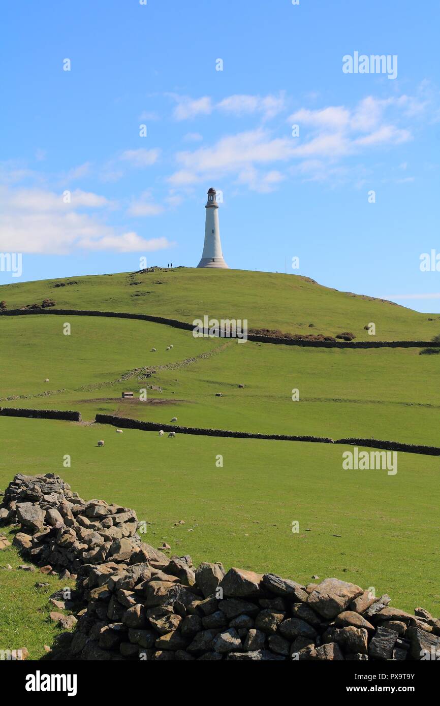 The Sir John Barrow Monument Hoad Hill, Ulverston, Cumbria UK Stock ...