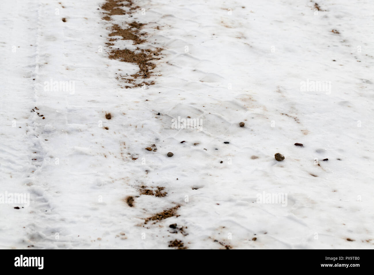 Snow weather winter snowfall car road safety icy conditions hi-res ...