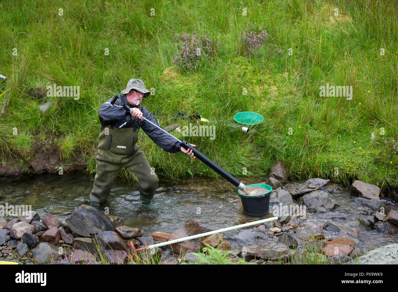 Gold panning wanlockhead hi-res stock photography and images - Alamy