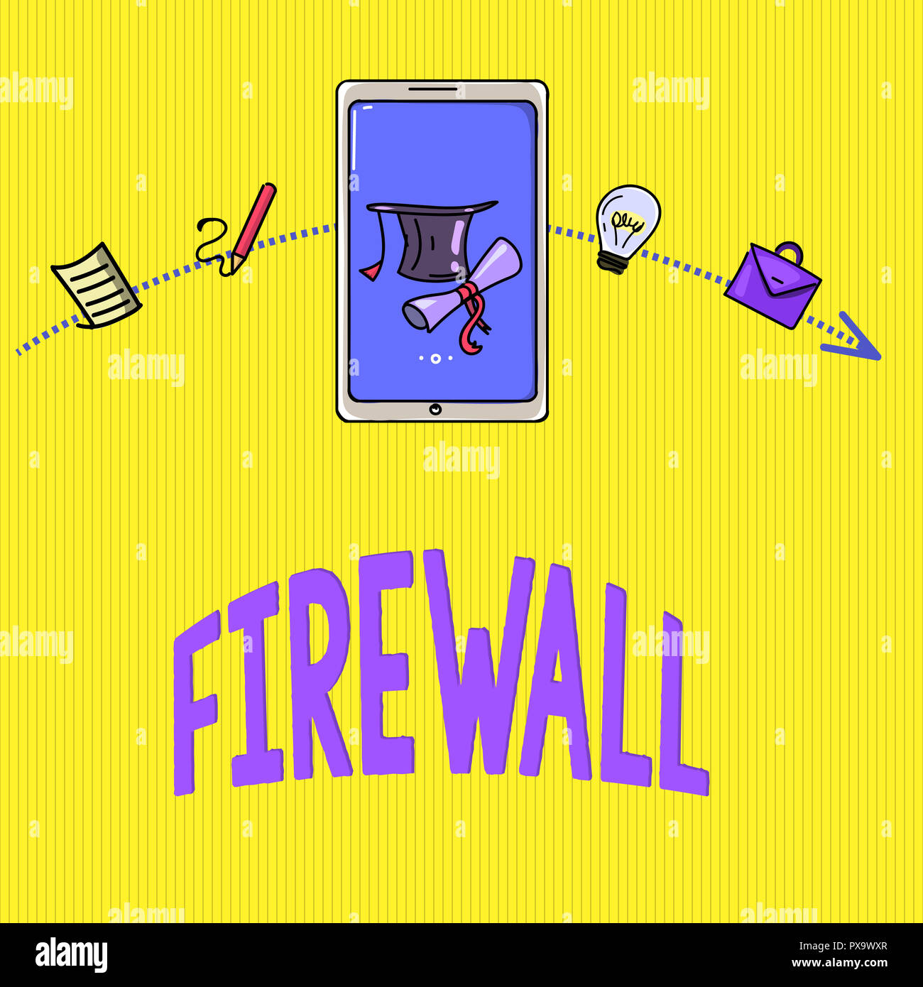 Word writing text Firewall. Business concept for protect network or ...