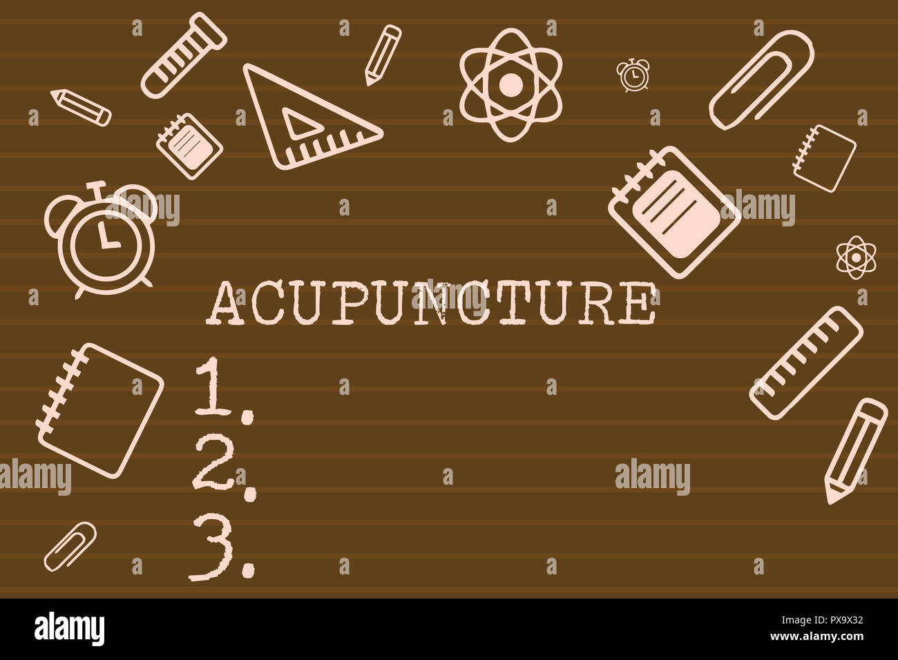 Writing note showing Acupuncture. Business photo showcasing Alternative ...