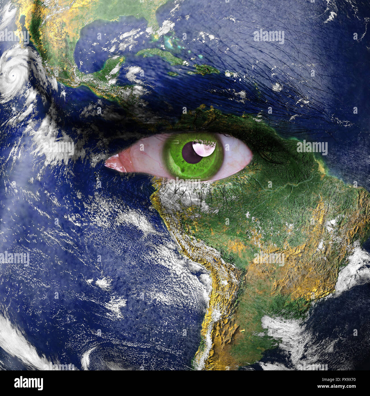 Nature concept - man face covered with earth photo - "Elements of this ...