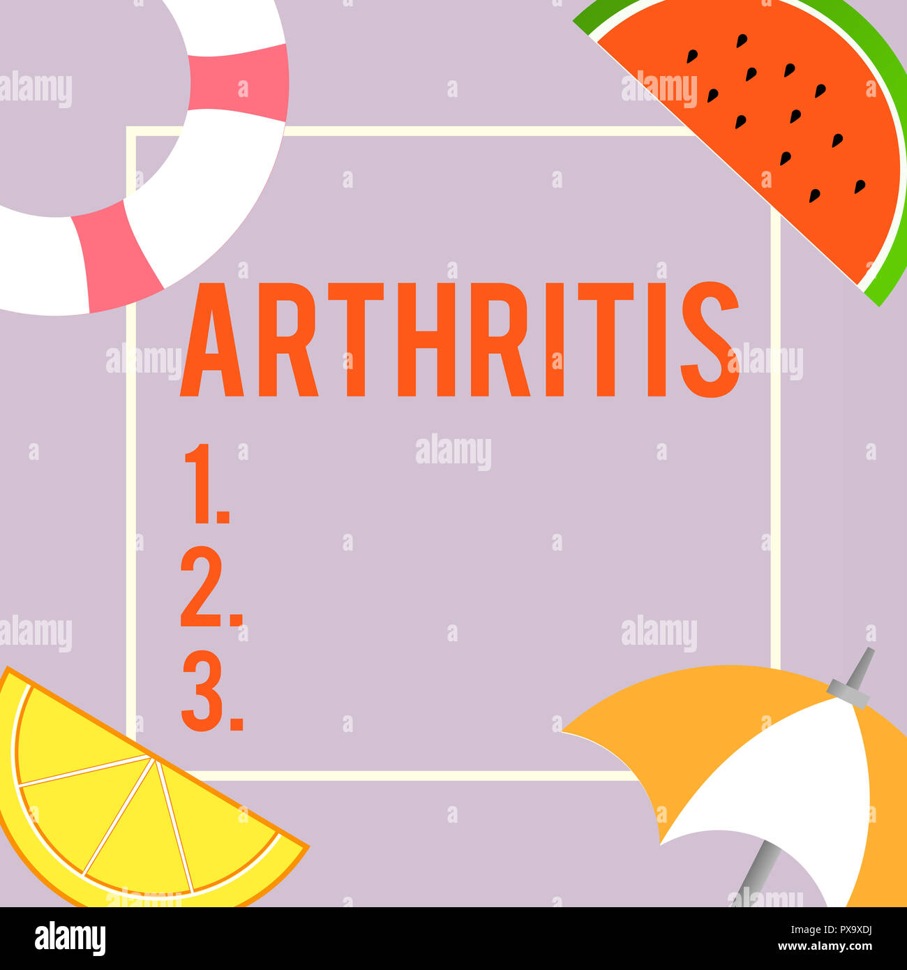 Text sign showing Arthritis. Conceptual photo Disease causing painful ...