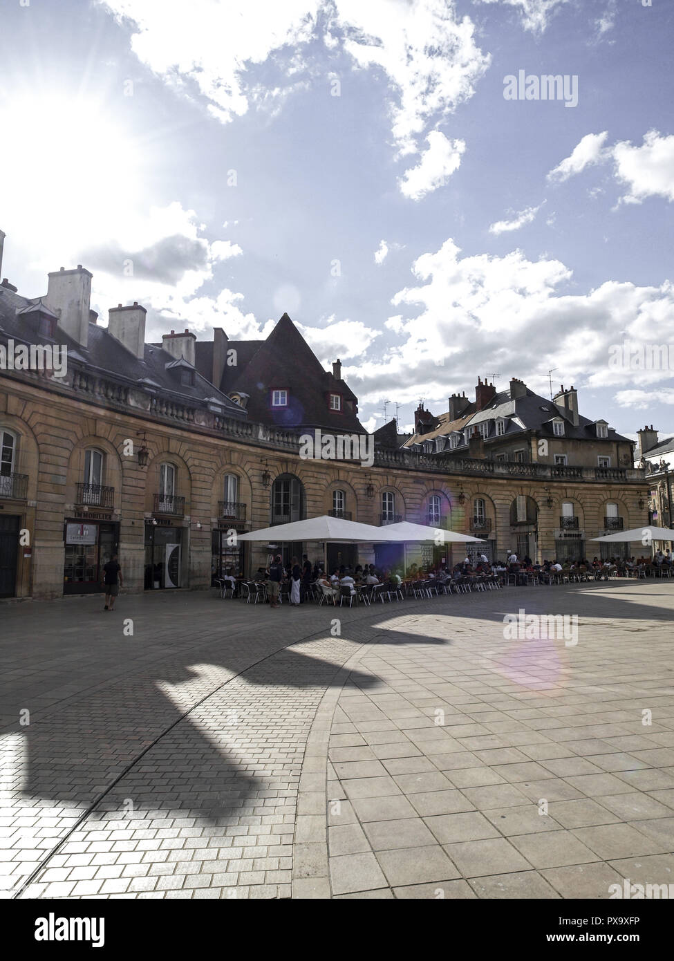 City view Dijon, France, Place de la Liberation, Burgundy, Dijon Stock ...