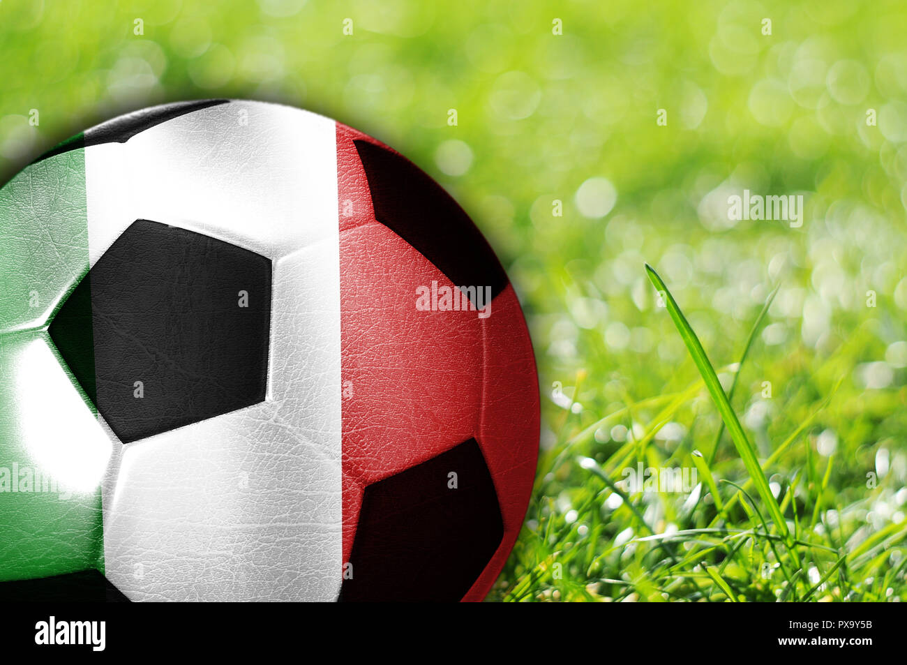 Soccer ball italian symbol hi-res stock photography and images - Alamy