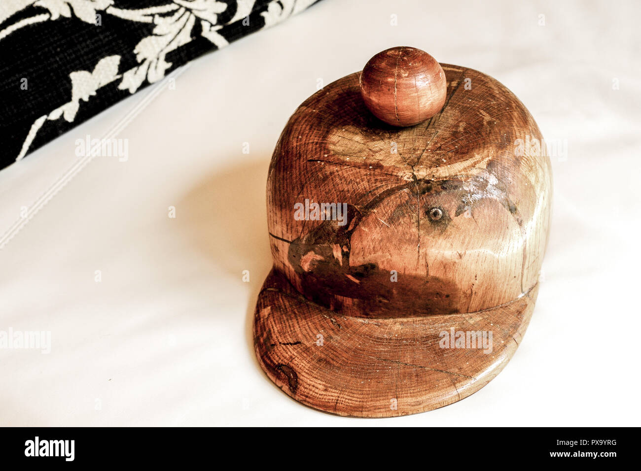 Handmade wooden cap Stock Photo - Alamy