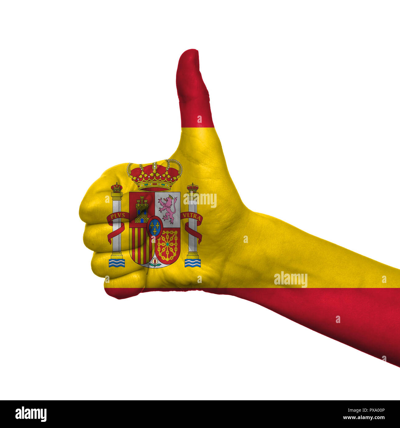 Flag austria on painted Cut Out Stock Images & Pictures - Alamy