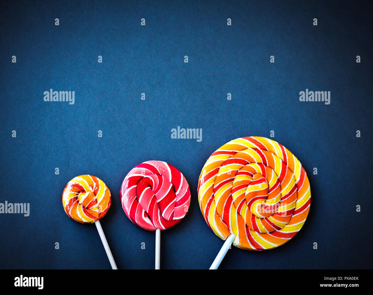 Multicolored lollipops hi-res stock photography and images - Alamy