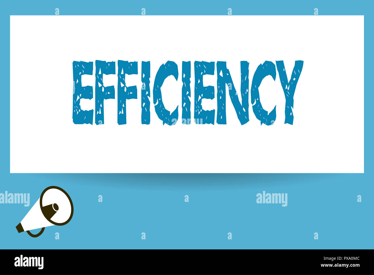 Word writing text Efficiency. Business concept for State or quality of ...