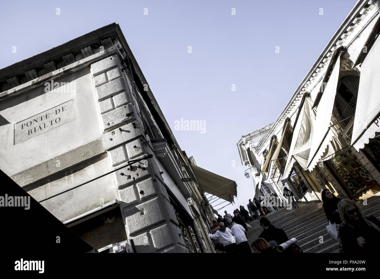 Venice, Rialto bridge, Ponte de Rialto, Italy, Venetia Stock Photo - Alamy