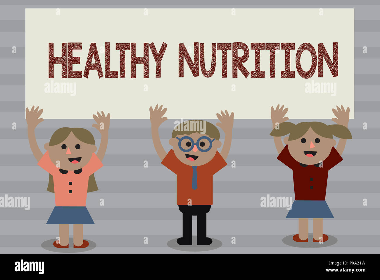 Word writing text Healthy Nutrition. Business concept for eating a ...