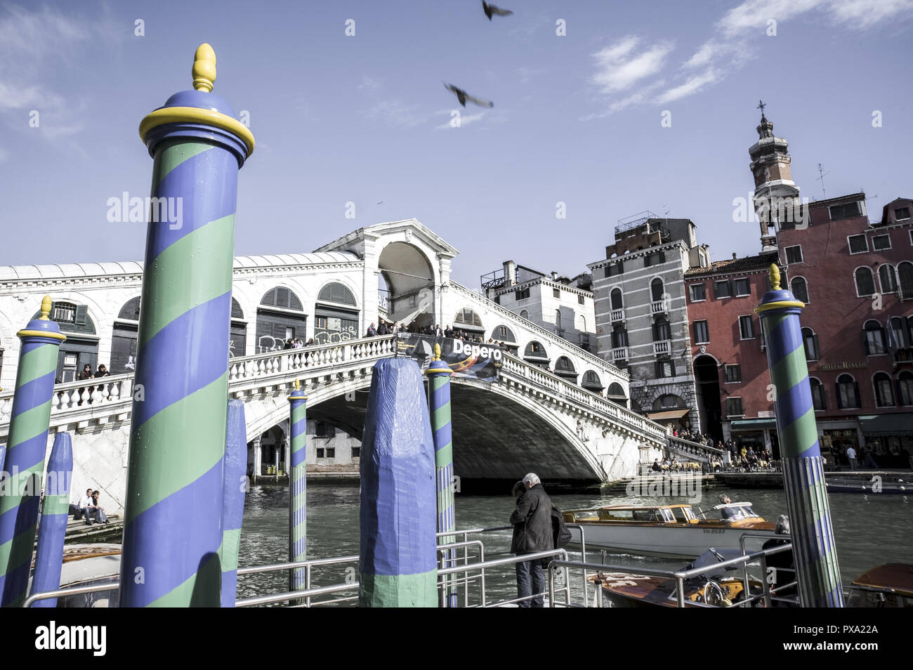 Venice, Rialto bridge, Ponte de Rialto, Italy, Venetia Stock Photo - Alamy
