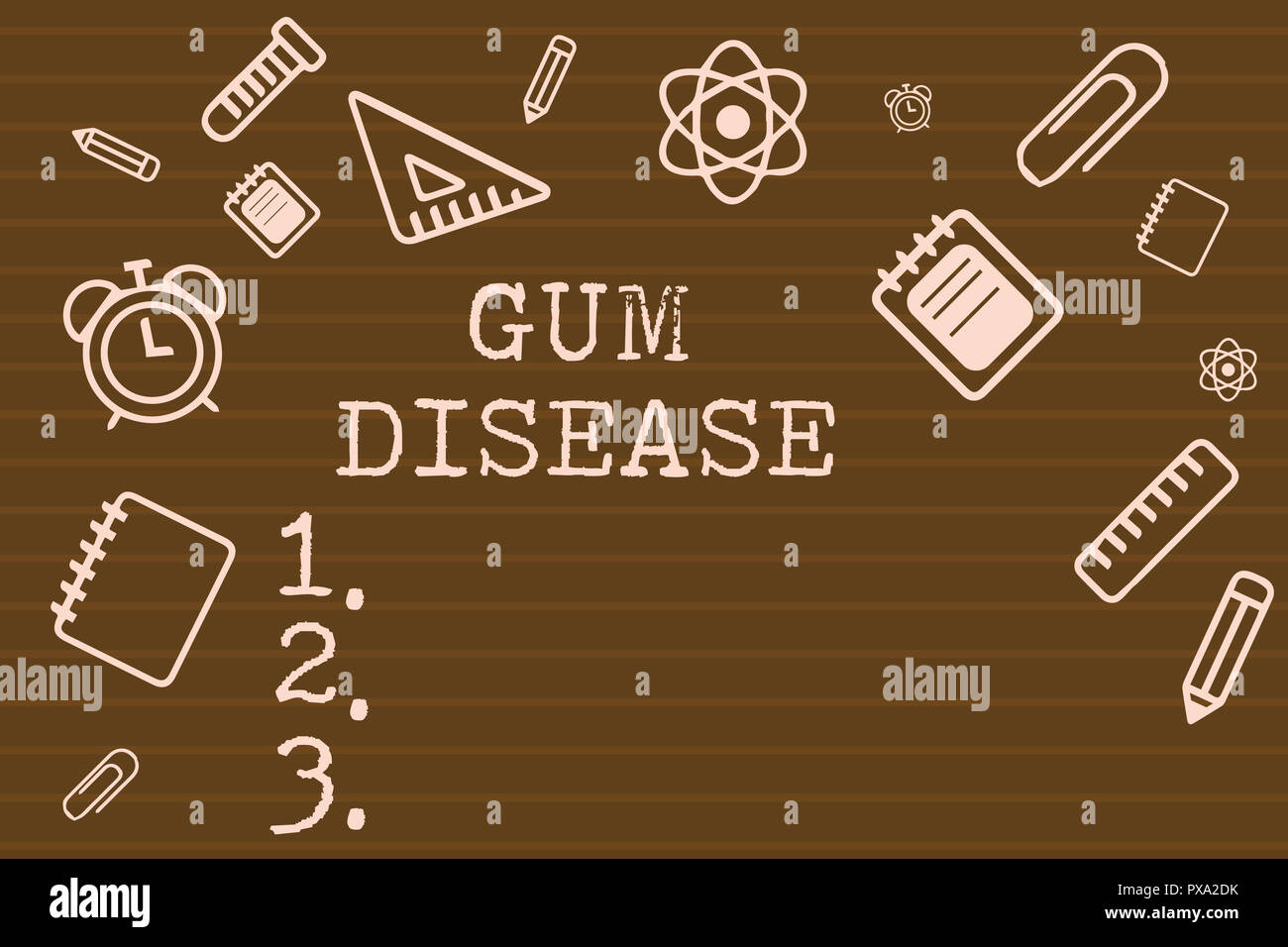 Writing note showing Gum Disease. Business photo showcasing ...