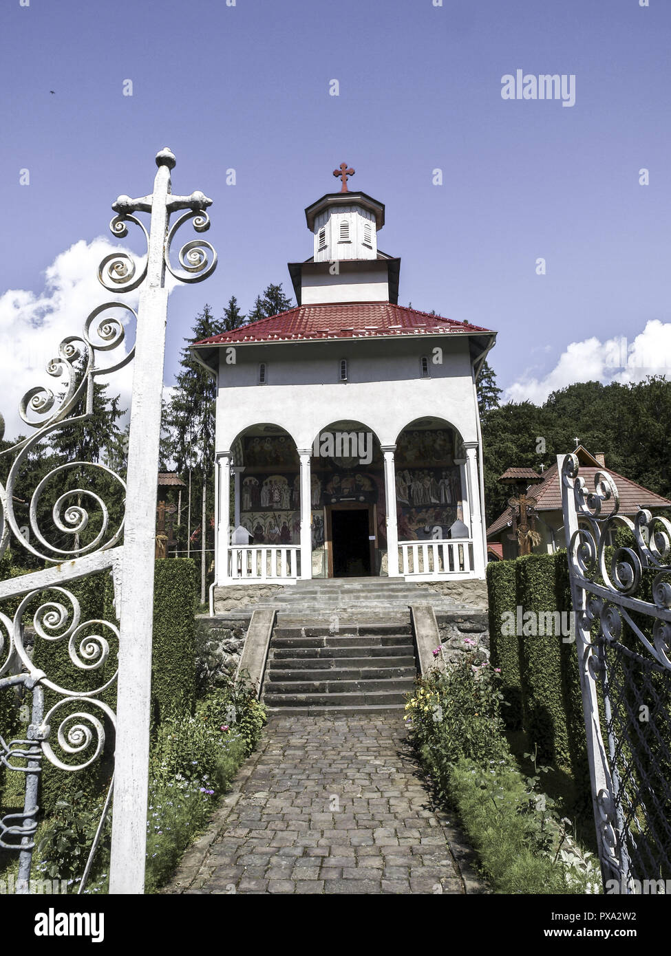 Spa Sovata, chapel, Romania, Transsilvania, Sovata (Harghita Stock ...