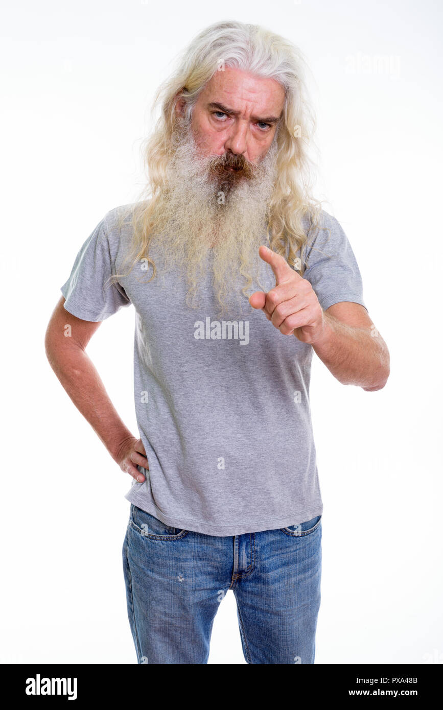 Angry man and pointing hi-res stock photography and images - Alamy