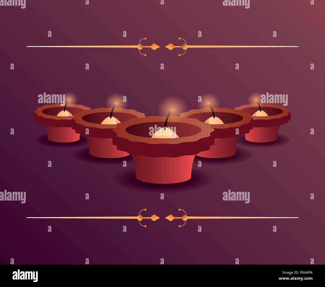 Beautiful diwali festival lamp fireworks hi-res stock photography and ...