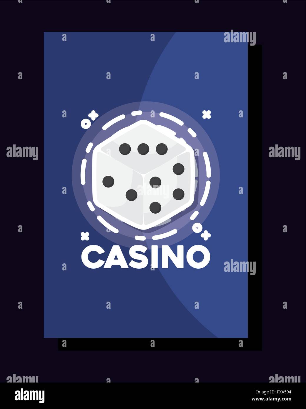 Dice frame Stock Vector Images - Alamy