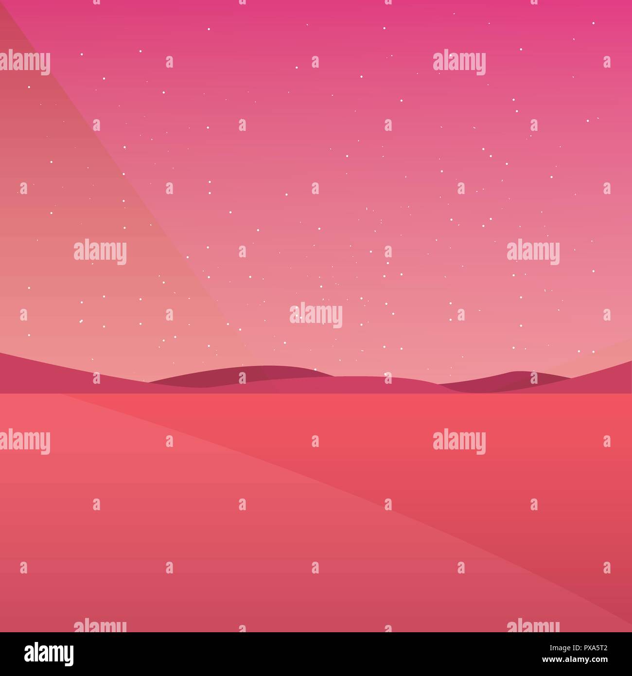 Pink sunset illumination Stock Vector Images - Alamy
