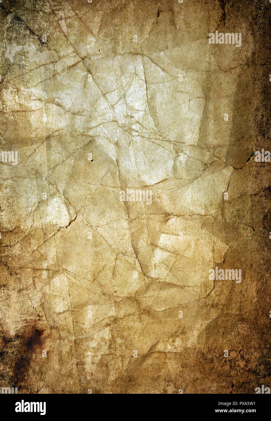 Old dirty crumpled paper texture Stock Photo - Alamy