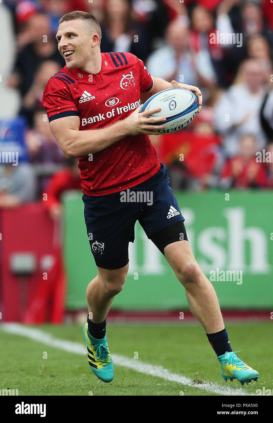 Munsters andrew conway celebrates scoring hi-res stock photography and ...