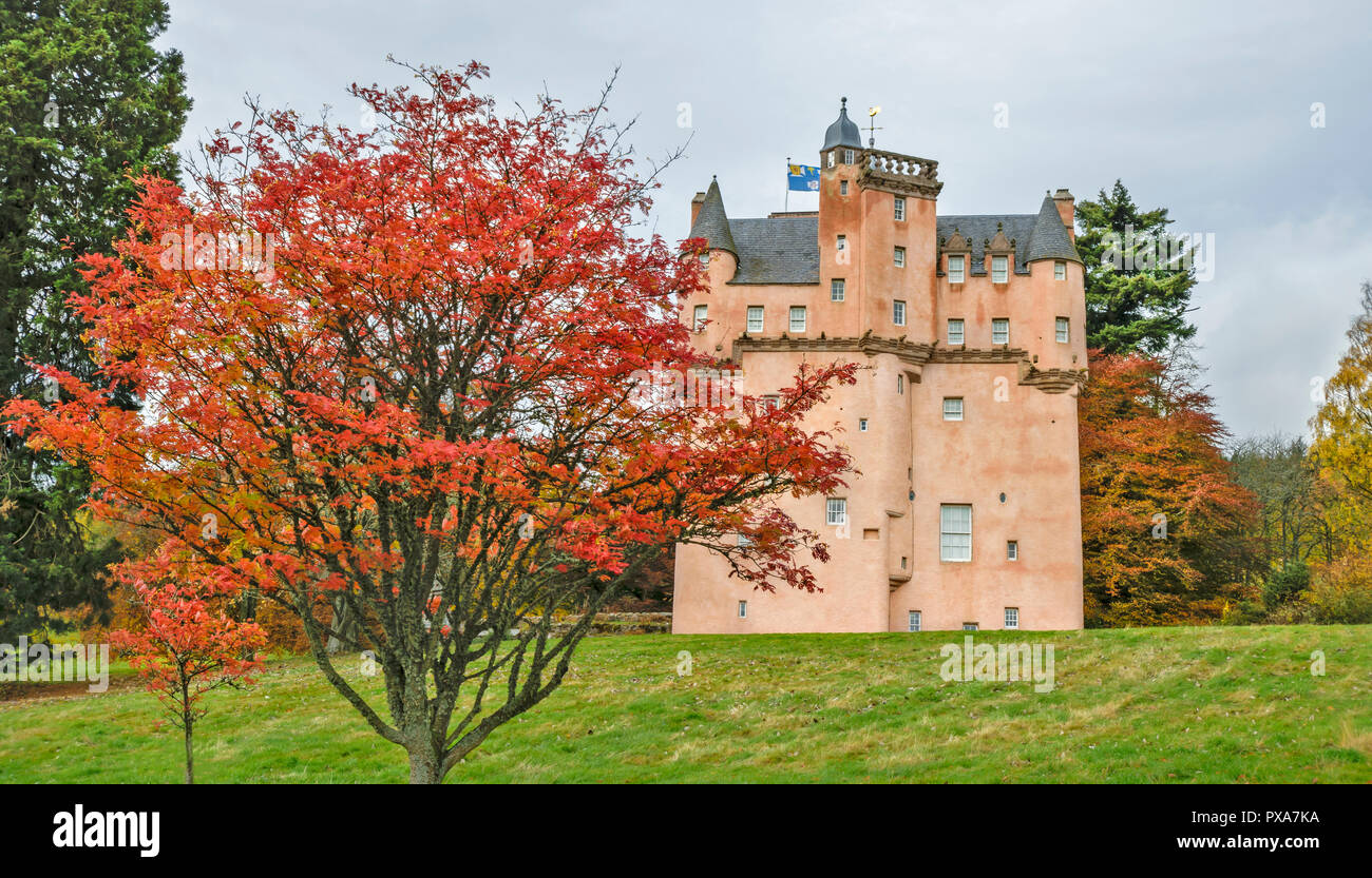 Craigievar Castle In Aberdeenshire Scotland High Resolution Stock ...