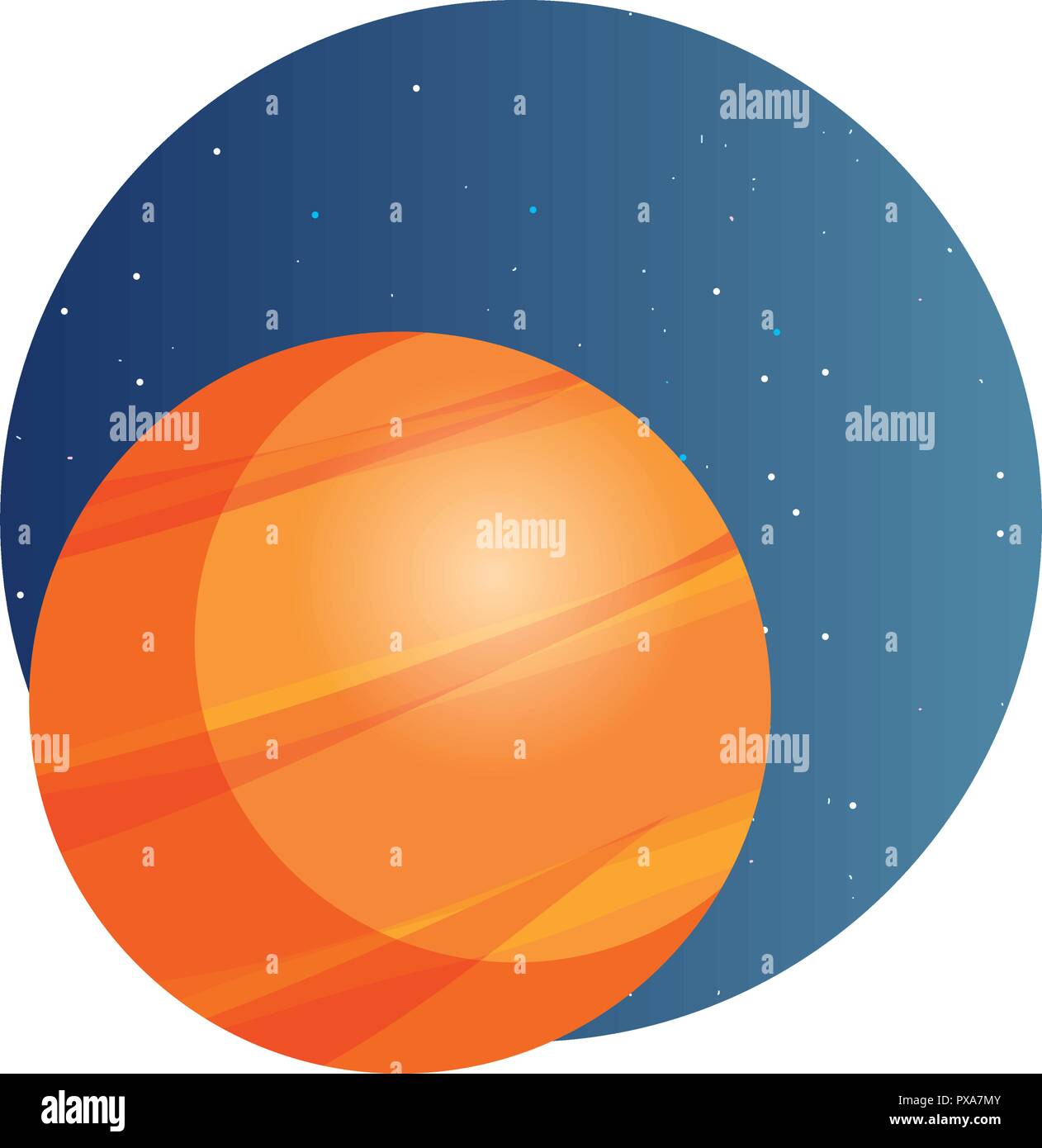 planet galaxy science astronomy space vector illustration Stock Vector ...