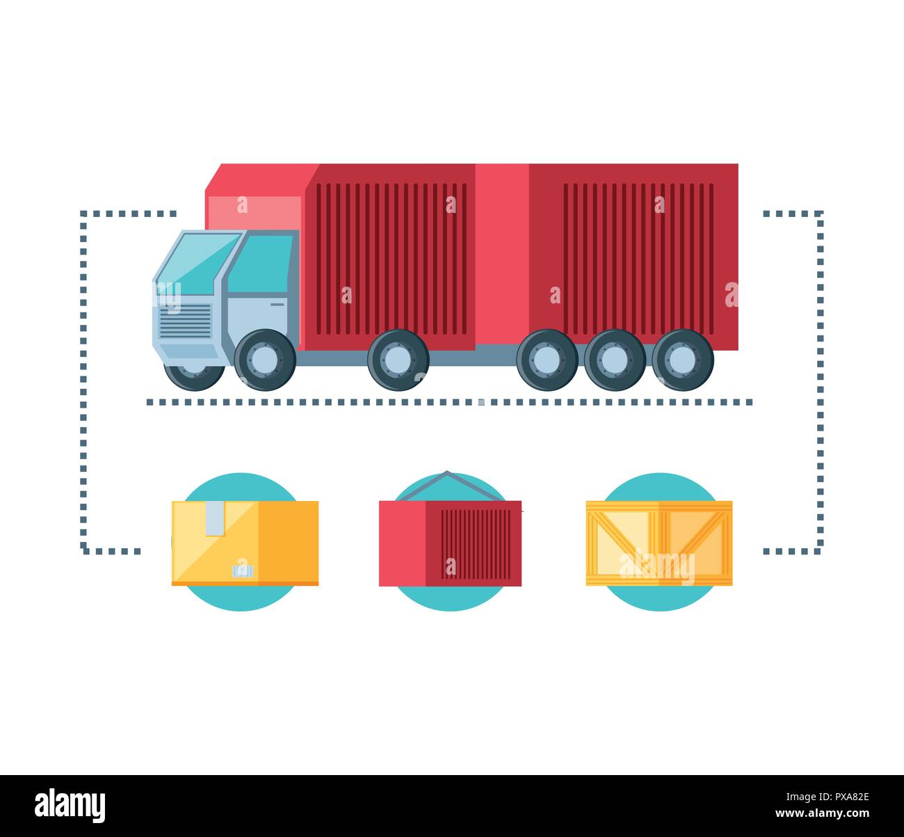 delivery service truck icon vector illustration design Stock Vector ...