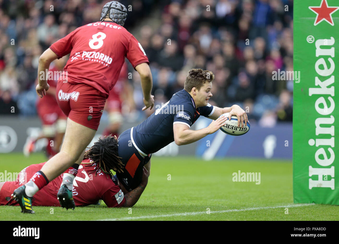 Edinburghs chris dean scores hi-res stock photography and images - Alamy